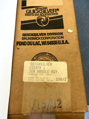 Mercury Marine Ignition Module ASSY "MODULE ONLY" PART # 15247A1 | eBay