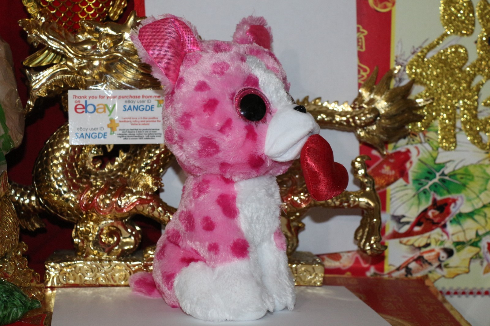 TY BEANIE BOOS ROMEO THE VALENTINE DOG.10" MEDIUM BUDDY.2017.MWNMT.NICE ...