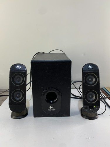 Logitech X-230 Desktop Speaker System Subwoofer & 2 Speakers -Great ...