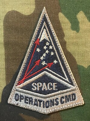 UNITED STATES SPACE FORCE SPACE OPERATIONS COMMAND PATCH WITH HOOK | eBay