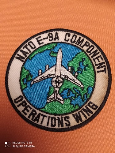 NATO E-3A OPERATION WINGS, PATCH AVIATION | eBay