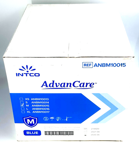 AdvanCare Nitrile Exam Gloves, Powder-Free, Medical Grade - CASE - Size ...