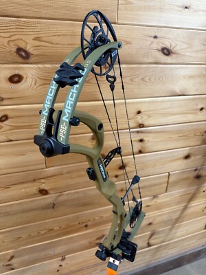 NEW PSE Mach 30 Right Hand 70 Pound EC2 CLAY BROWN RISER GREEN LIMBS ...