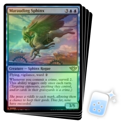 FOIL MARAUDING SPHINX X4 Outlaws Of Thunder Junction OTJ Magic MTG MINT CARD | eBay