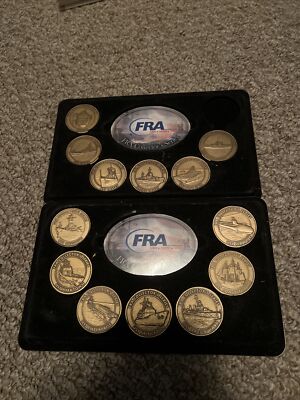 FRA Collector's Series Bronze Medallions Set Coins USN-USMC-USCG | eBay