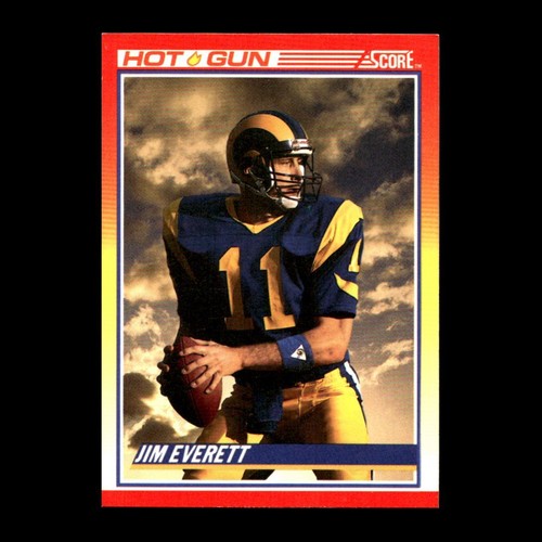 Jim Everett 1990 Score Los Angeles Rams #312 Set Break GM | eBay