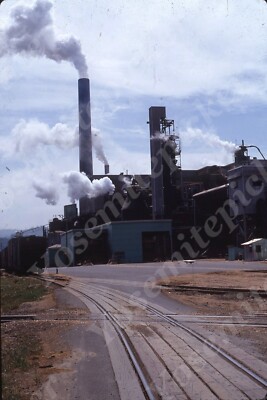 sl77 Original slide 1967 Toledo Paper Mill Train Tracks 505a | eBay