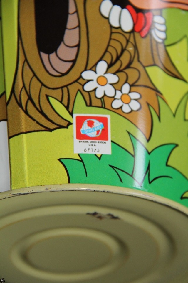 Vintage Ohio Art Little Lil Red Riding Hood Wolf Sand Water Pail Bucket ...