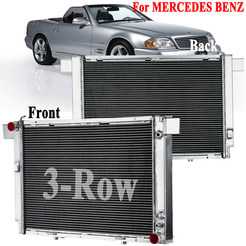 Full Aluminum 3 Row Radiator For 1990-2002 2001 MERCEDES BENZ SL500 500 ...