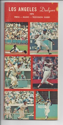 1972 Los Angeles Dodgers Media Guide | eBay