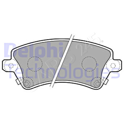 DELPHI Disc Brake Pad Set For TOYOTA Corolla Estate Saloon Verso 04465 ...