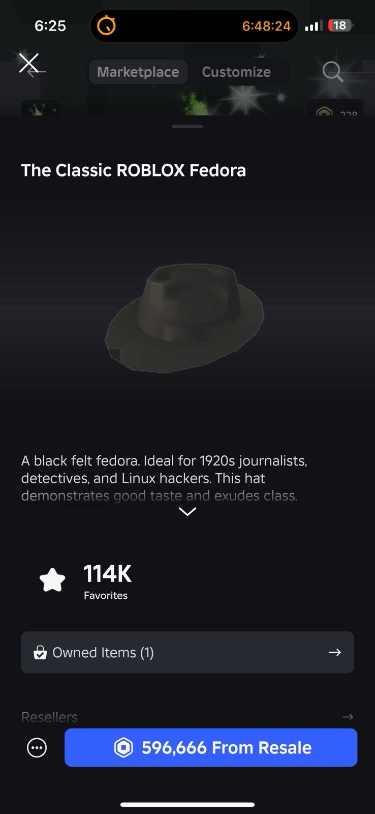 The Classic Roblox Fedora | ROBLOX LIMITED - CLEAN | 560,000 Value | eBay