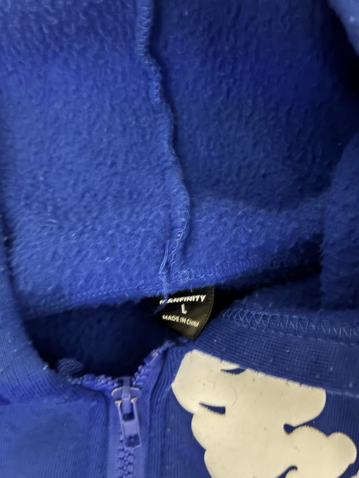 FAKE denim Tear Hoodie Size Large | eBay