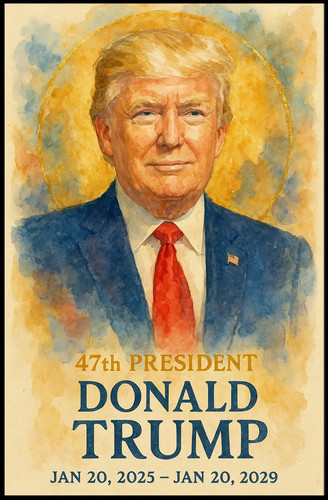 Trump 47th President Scenic Patriotic Wall Art Poster | eBay