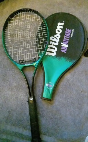 Vintage Wilson Advantage Mid Plus Tennis Racquet Racket 4-1/2 Grip VGC ...
