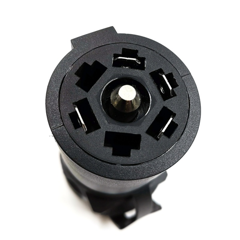 7 Way Round to 4 Pin 5 Pin Flat Trailer Wire Light Adapter Plug RV Tow ...