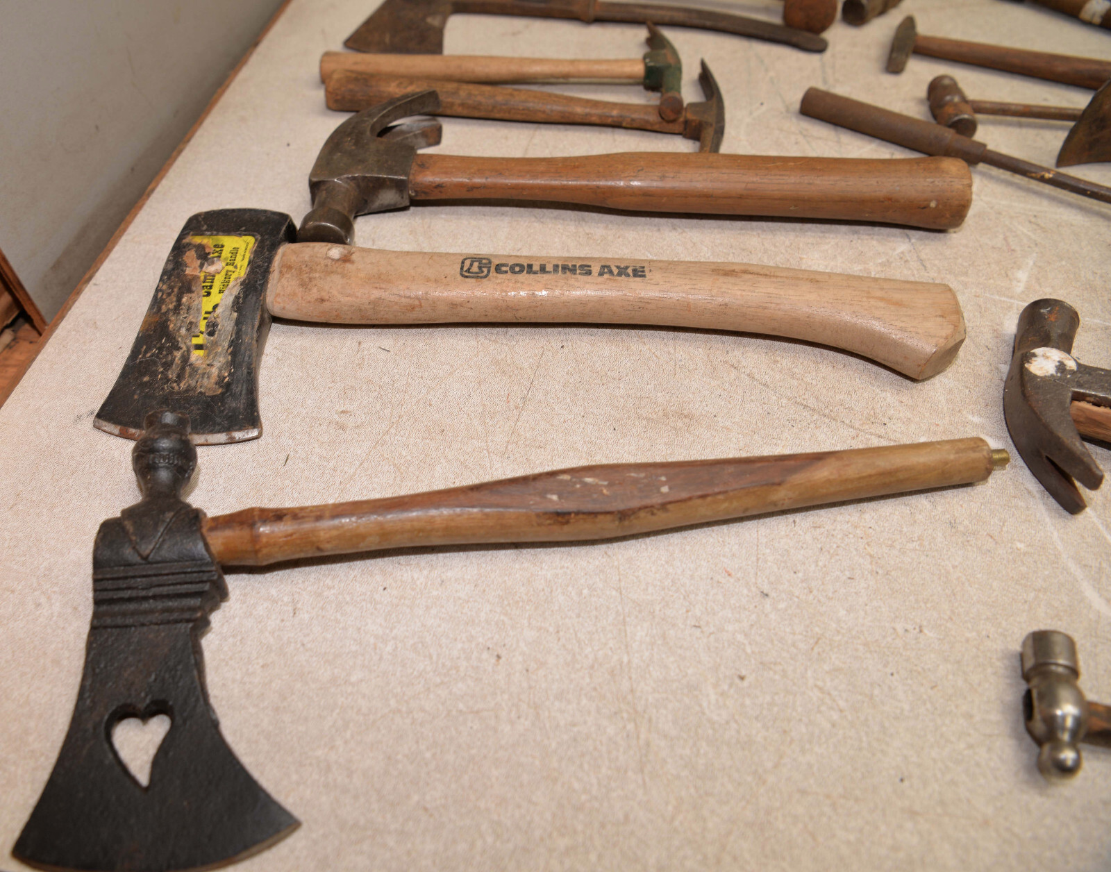 17 axes hatchets hammer collectible vintage mechanics machinist tool ...