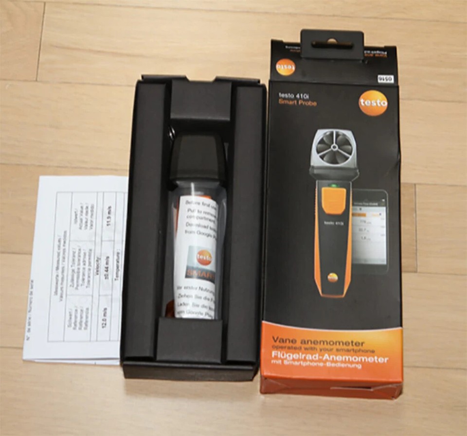 Testo 510i Testo 410i - Vane anemometer wireless Smart Probe Order-Nr ...