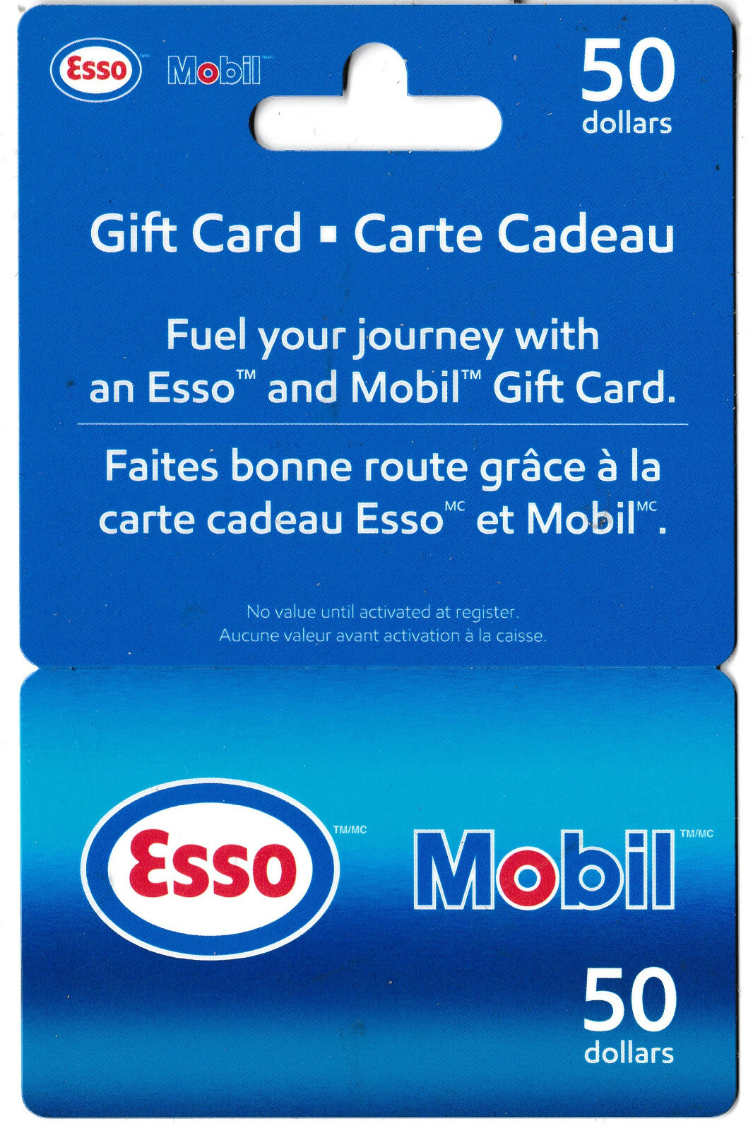 gift cards ESSO gas station 🚗🚚🛢️ Canada card collectible Road Thank you ...