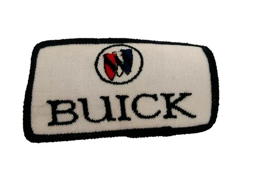 Vintage Buick Racing Embroidered Patch Black & White Multicolor Car ...