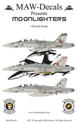 1/48 MAW Decals #48014 F-18D Hornets Moonlighters VMFA-332 | eBay