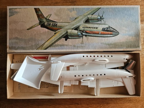 1978 VEB Plasticart 1/100 Antonov AN-24 Model Airplane Kit #15130 | eBay