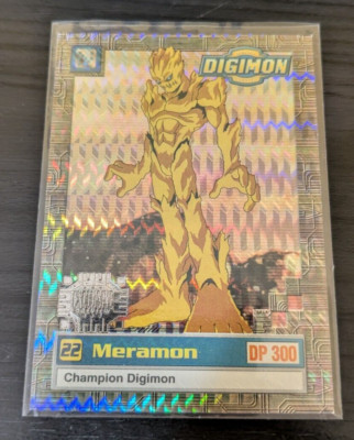 Digimon Upper Deck 1999 #22 Meramon Foil Card | eBay