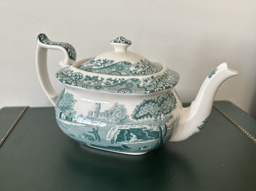 Rare Green Spode Italian Teapot From Fortnum And Mason London | eBay