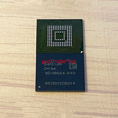 1PCS ORIGINAL*New SANDISK SDINBDA4-64G eMMC 64GB iNAND 7550 eMMC 5.1 ...