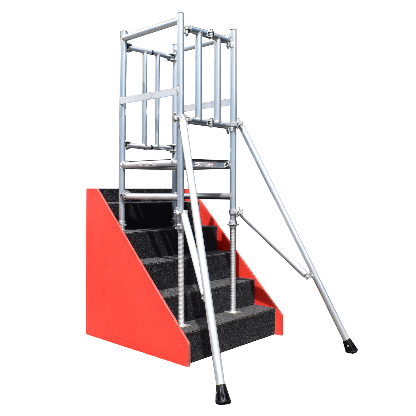 BPS Stair Podium - Industrial Podium Step - Self Closing Gates ...