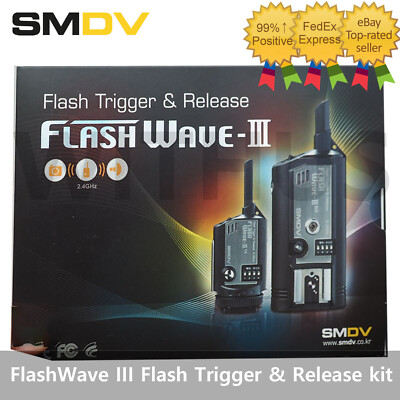 SMDV FlashWave III Wireless Remote Flash Trigger & Shutter Release kit ...