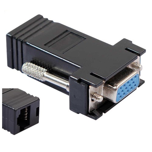 A-J13 VGA Extender Ethernet Adapter VGA 15 Pin Socket to RJ45 Socket | eBay