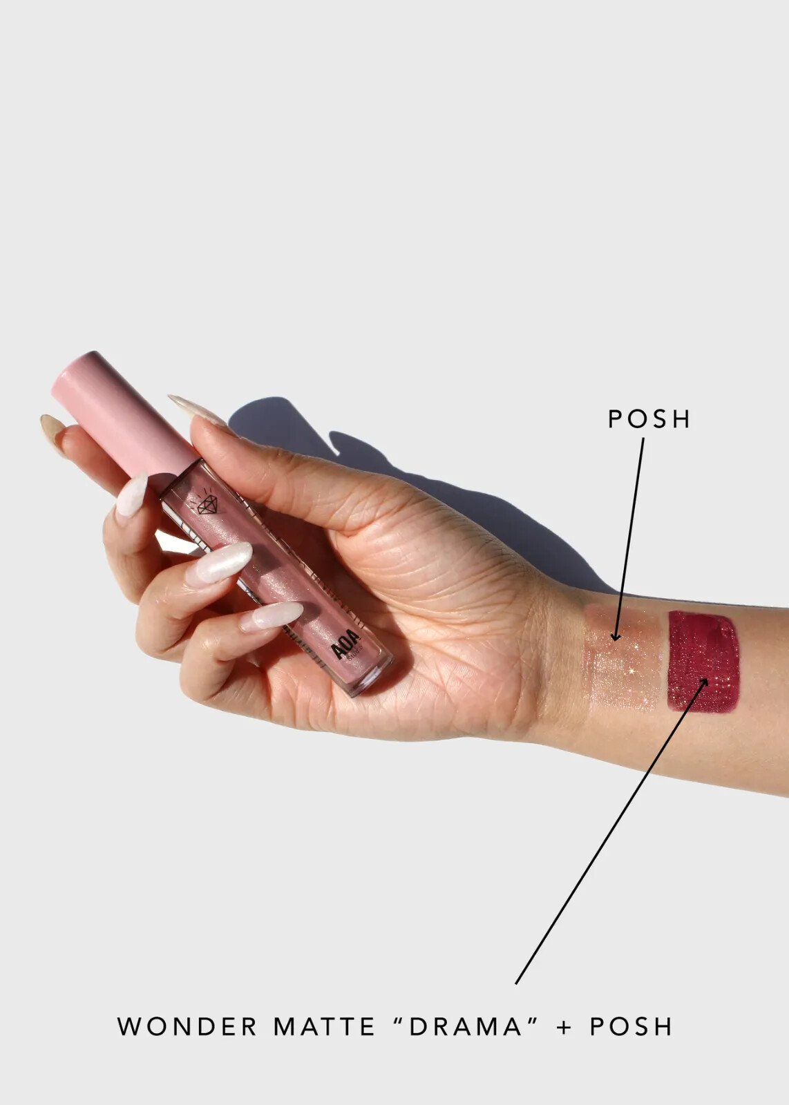 AOA Studio DIAMOND Lip Gloss PIXIE - GLITZ - POSH - Free Shipping | eBay