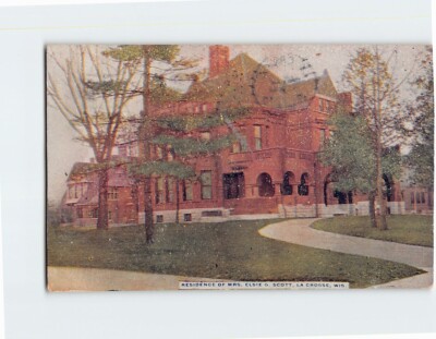 Postcard Residence of Mrs. Elsie G. Scott La Crosse Wisconsin USA | eBay