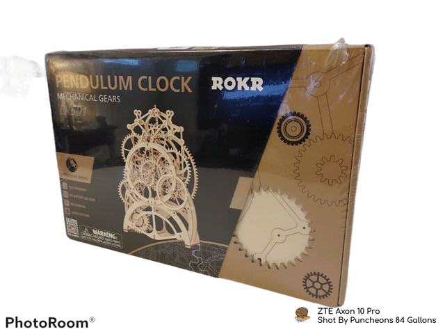 Rokr 3d Wooden Puzzle Clock Kit Model Kits for Adults Birthday Gift ...