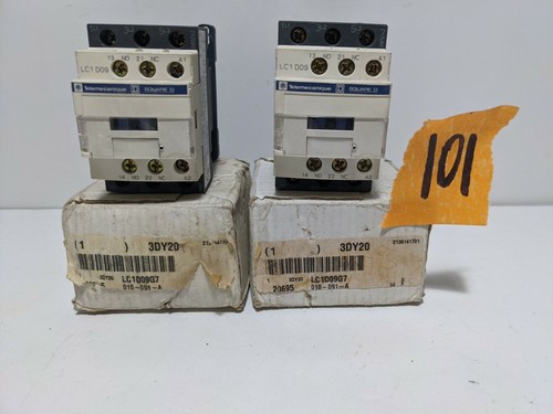 Lot of 2 | LC1D09G7 | 120 VAC Coil | Contactor | Square D | eBay