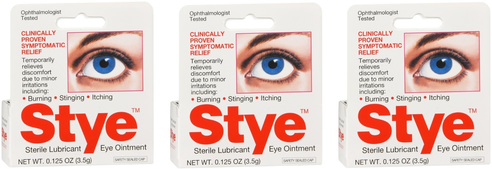 Stye Sterile Lubricant Eye Ointment 0.125oz (3 Pack) | eBay