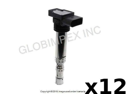 AUDI (2005-2009) Ignition Coil - With Spark Plug Connector (12) DELPHI ...