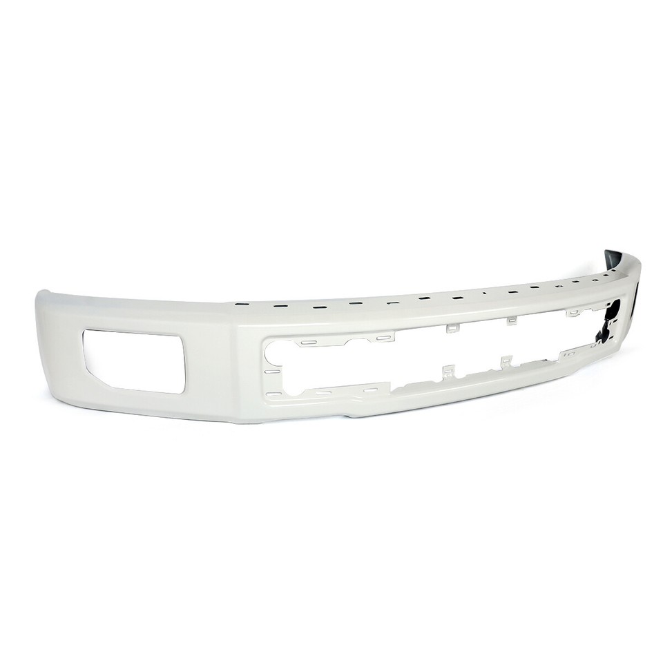 Painted UG White Platinum Front Bumper Face Bar For Ford F150 F-150 ...