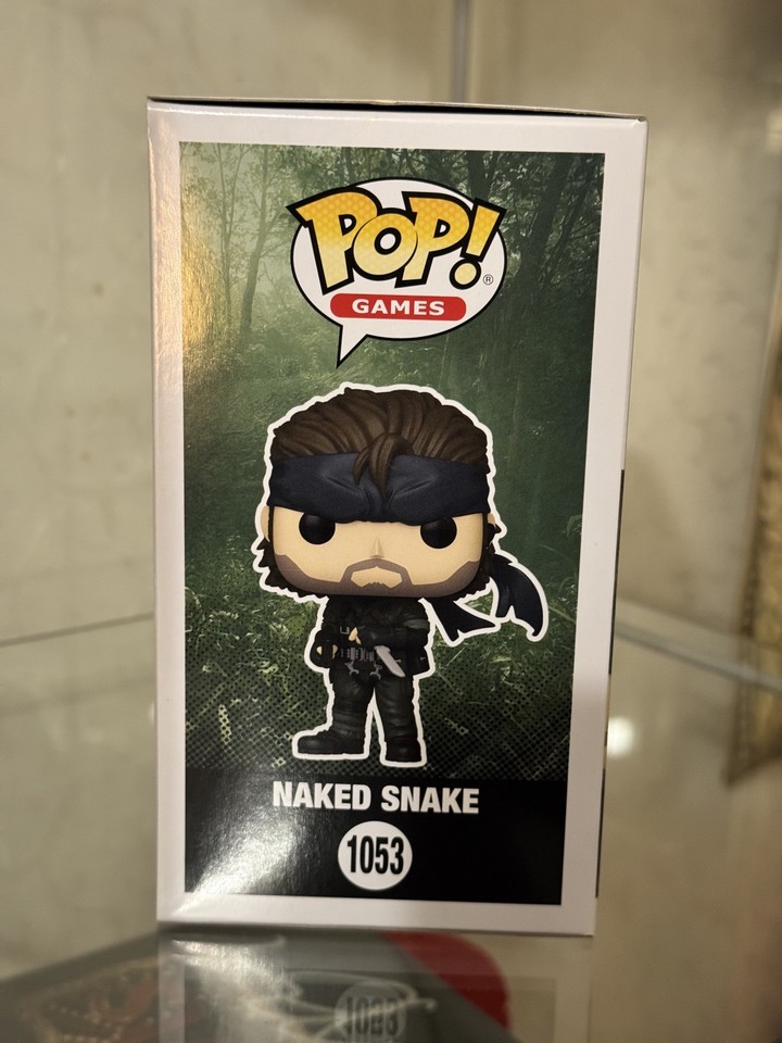 Funko Pop! Naked Snake 1053 Metal Gear Solid Snake Eater Konami Video ...