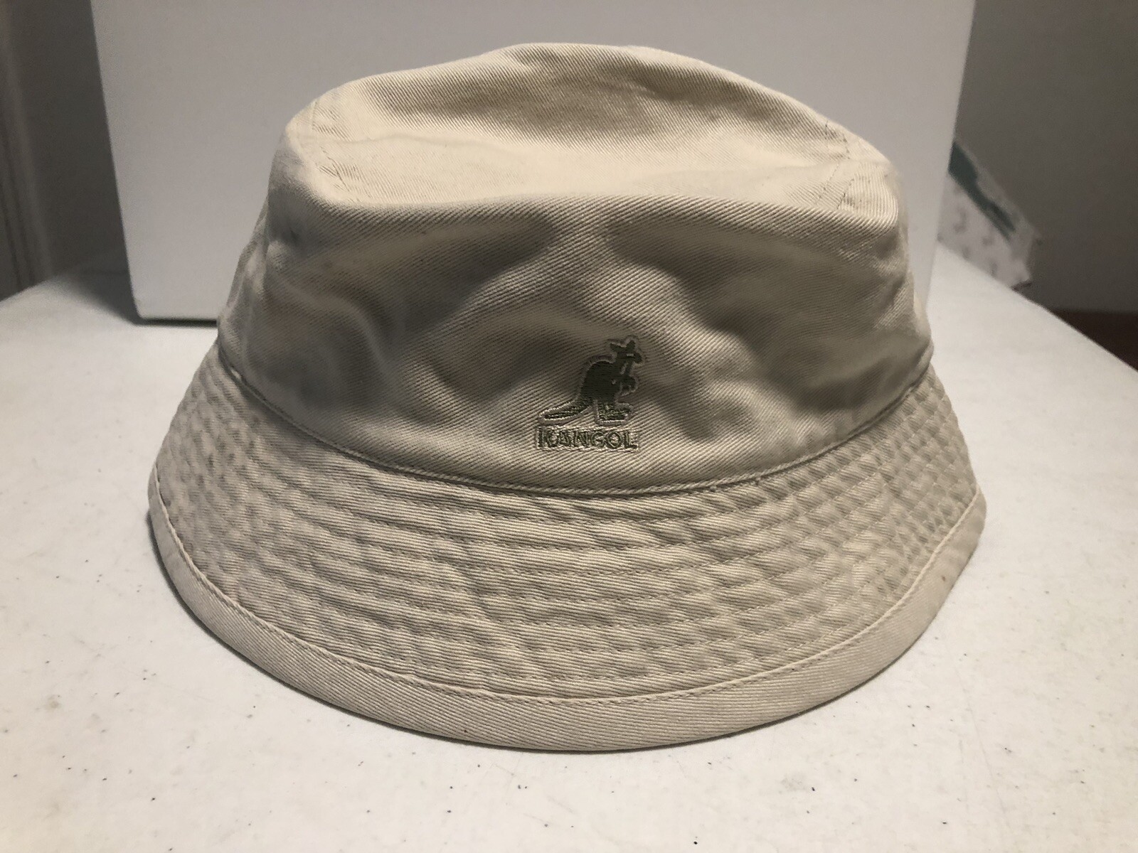 KANGOL Bucket Hat Cap Fishing Cap Tan Cap Small Dirt… - Gem