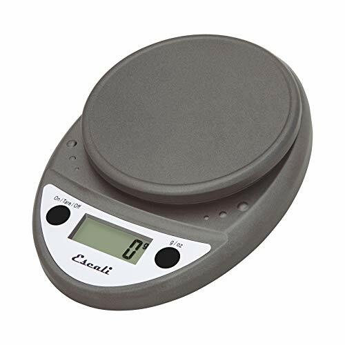 Escali P115-M-NSF Primo Metallic/Dark Gray 11 lb Portable Digital Scale ...