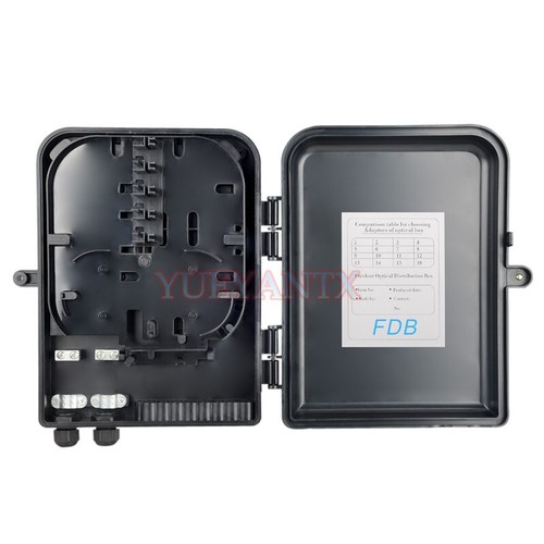 16 Port Drop Cable Outdoor Fiber Optic Terminal Box Network ...