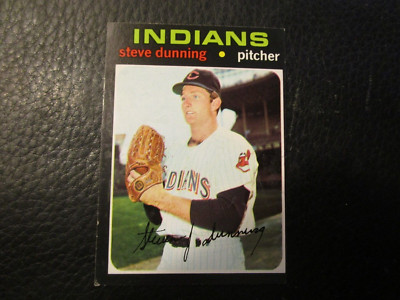 1971 TOPPS CARD#294 STEVE DUNNING INDIANS EXMT | eBay