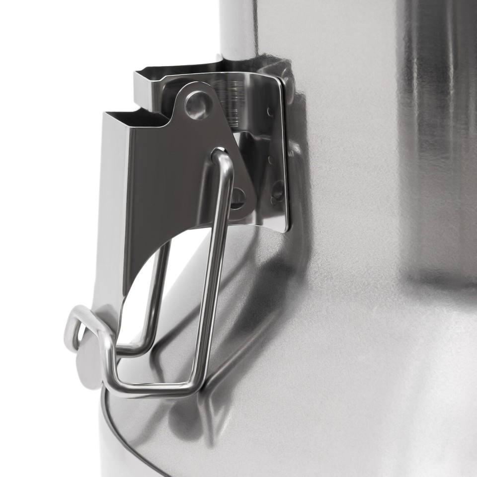 10L Stainless Steel Milk Storage Can Milk Jug Transport Sealed Bucket ...