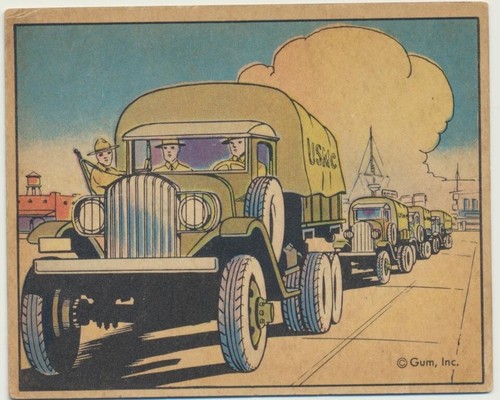 1941 Gum Inc. Uncle Sam #62 Motor Convoy Drivers (c) | eBay