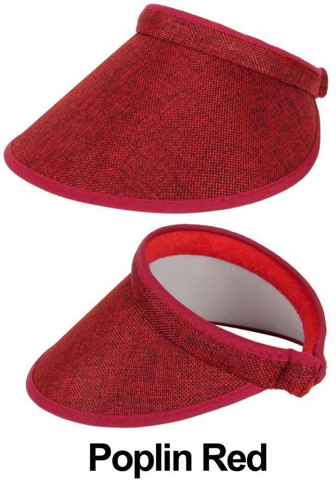 Women Lady Fashion Large Clip On Visor Wide Brim Sun UV Protection Cap ...