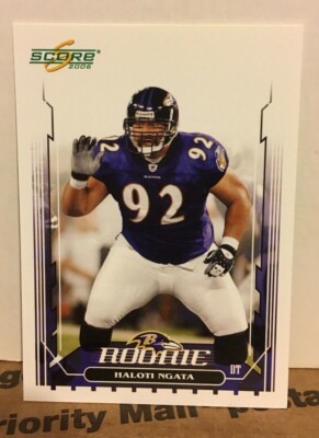 Haloti Ngata 2006 Score Rookie Super Bowl XLI Stamp #352 SSP 1/1 ...