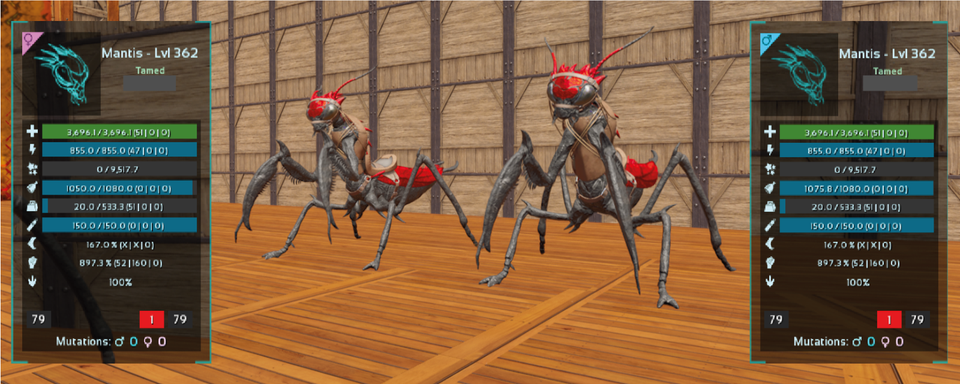 Ark Survival Ascended - 100% imprinted Mantis with saddle - PvE | eBay