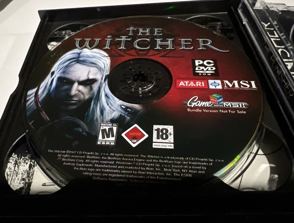 The Punisher - Marvel - THQ- PC CD-Rom- 3 Disc Set & Witcher Promo Disc ...